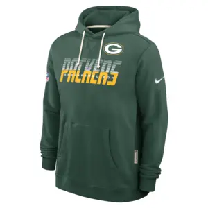 Nike Bay Packers Sideline Standard Issue Pullover Hoodie - Green