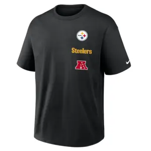 Nike Pittsburgh Steelers Max90 Nfl T-shirt - Black