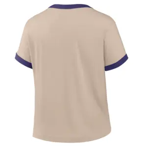 Nike Baltimore Ravens Rewind Ringer Mod Cropped T-shirt
