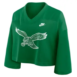 Nike Philadelphia Eagles Cropped Fashion Jersey - Green