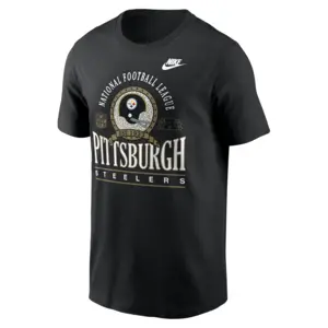 Nike Pittsburgh Steelers Rewind Essential Nfl T-shirt - Black