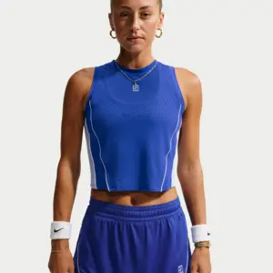 Nike Nikecourt Advantage Dri-fit Tennis Tank Top - Blue