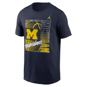 Nike Michigan Basketball Refresh College T-shirt - Blue