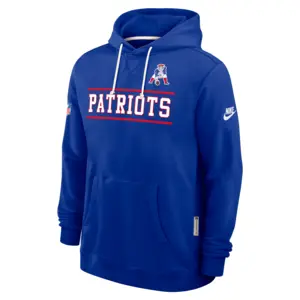 Nike New England Patriots Alt Standard Issue Pullover Hoodie - Blue