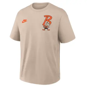 Nike Cleveland Browns Rewind Max90 Nfl T-shirt - Brown