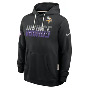 Nike Minnesota Vikings Sideline Standard Issue Pullover Hoodie - Black
