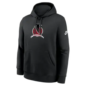 Nike Atlanta Falcons Rewind Club Pullover Hoodie - Black