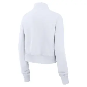 Nike Cleveland Browns Primetime Phoenix Oversized Cropped 1/4-zip Crew