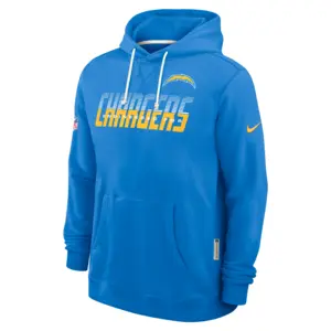 Nike Los Angeles Chargers Sideline Standard Issue Pullover Hoodie - Blue