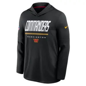 Nike Washington Commanders Long-sleeve Hooded Top - Black