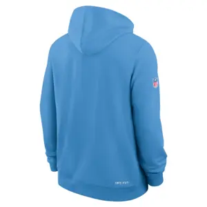 Nike Tennessee Titans Sideline Standard Issue Full-zip Hoodie - Blue