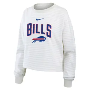 Nike Buffalo Bills Primetime Cropped Long-sleeve T-shirt