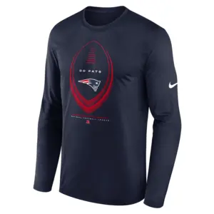 Men's Nike New England Patriots Long-Sleeve T-Shirts