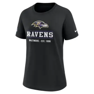 Nike Baltimore Ravens Dri-fit Nfl T-shirt - Black