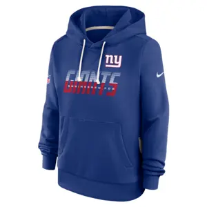 Nike New York Giants Sideline Standard Issue Pullover Hoodie - Blue