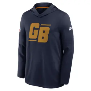Nike Green Bay Packers Long-sleeve Hooded Top - Blue