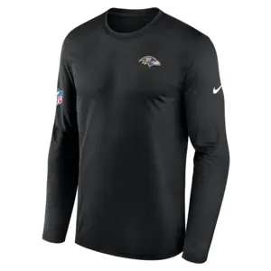 Nike Baltimore Ravens Long Sleeve T-shirt - Black