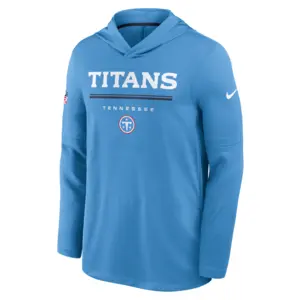 Nike Tennessee Titans Long-sleeve Hooded Top - Blue