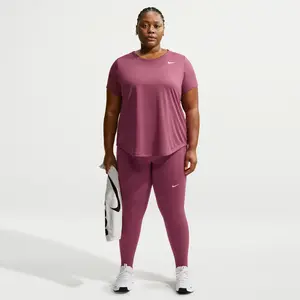 Nike One High-waisted 7/8 Leggings With Pockets - Red