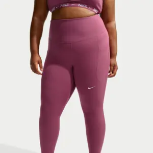 Nike One High-waisted 7/8 Leggings With Pockets - Red