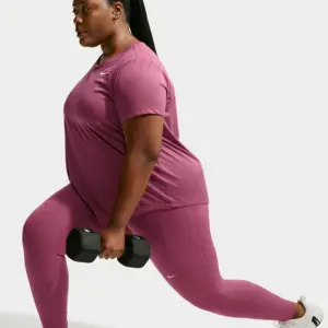 Nike One High-waisted 7/8 Leggings With Pockets - Red