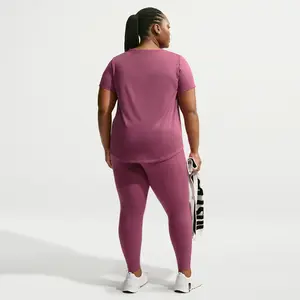 Nike One High-waisted 7/8 Leggings With Pockets - Red