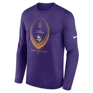 Nike Minnesota Vikings Long-sleeve Performance T-shirt - Purple