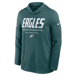 Nike Philadelphia Eagles Long-sleeve Hooded Top - Green