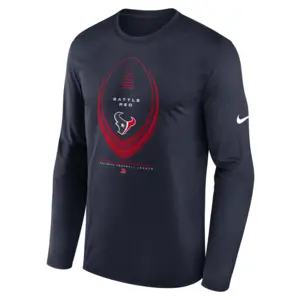 Nike Houston Texans Legend Icon Dri-fit Nfl Long-sleeve T-shirt - Blue