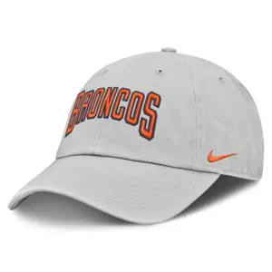 Nike Denver Broncos Primetime Club Arched Nfl Adjustable Hat - Grey