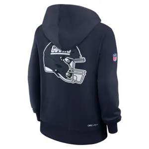 Nike New York Giants Sideline Standard Issue Alt Pullover Hoodie - Blue