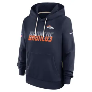 Nike Denver Broncos Sideline Standard Issue Pullover Hoodie - Blue
