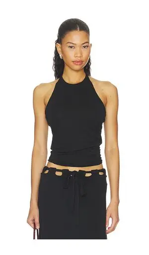 With Jéan Carrie Top - Black