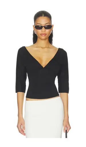 With Jéan Lana Top - Black