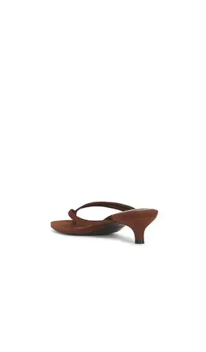 BLACK SUEDE STUDIO Kendal 35 Mule In Chocolate