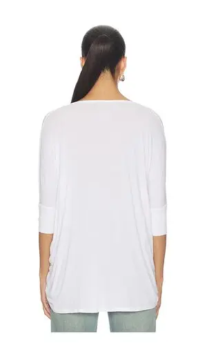 Michael Lauren Dylan 3/4 Sleeved Draped V-neck