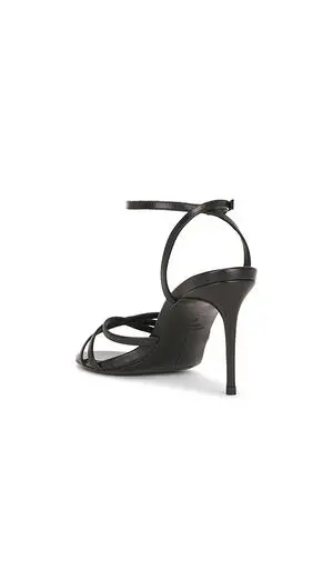 BLACK SUEDE STUDIO Olie 80 Sandal In Black