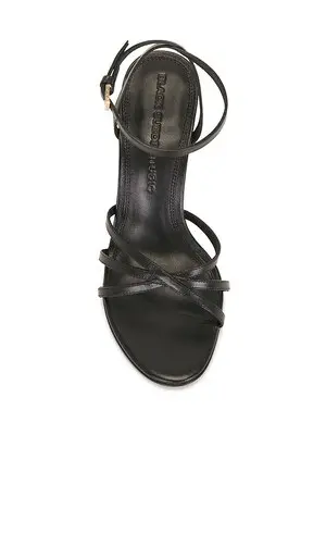 BLACK SUEDE STUDIO Olie 80 Sandal In Black