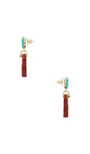 Dannijo Romy Earrings In Red