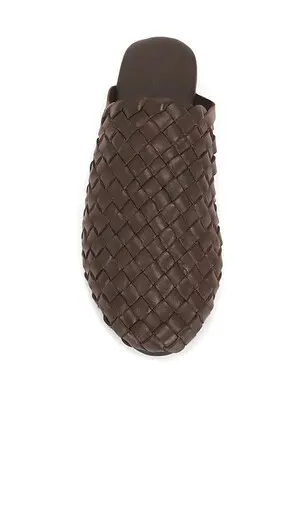 ST. AGNI Woven Leather Slide