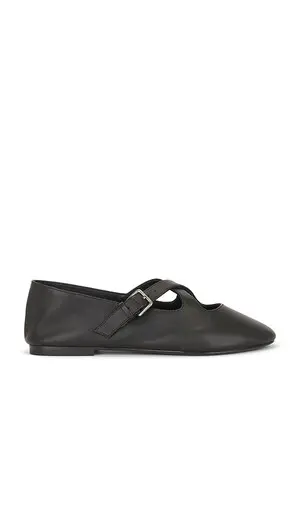 ST. AGNI Ballerina Flat - Black