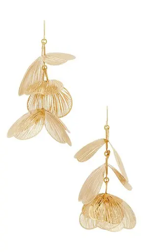 LOVERS AND FRIENDS Jessamine Earrings In Metallic - Gold