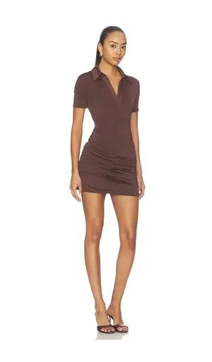 Amanda Uprichard Kat Dress In Brown