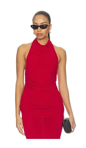 MAYGEL CORONEL Resonare Top In Red