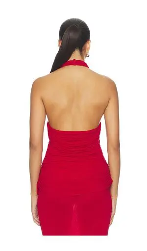 MAYGEL CORONEL Resonare Top In Red