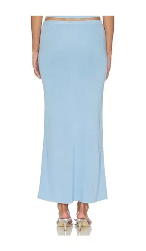 Majorelle Kaidyn Flower Embroidered Midi Skirt