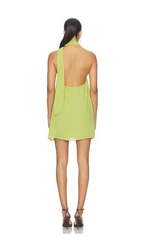 MORE TO COME Mabel Halter Mini Dress