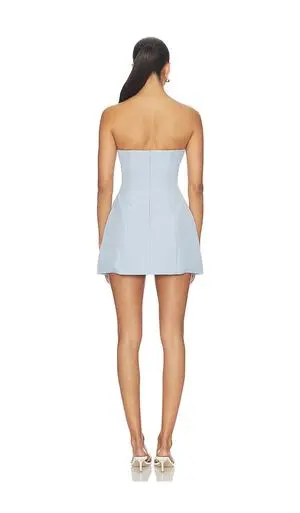 ALL THE WAYS Nikola Strapless Mini Dress - Blue