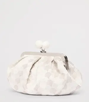 Max Mara Woven Jacquard Pasticcino Clutch
