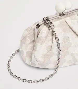 Max Mara Woven Jacquard Pasticcino Clutch